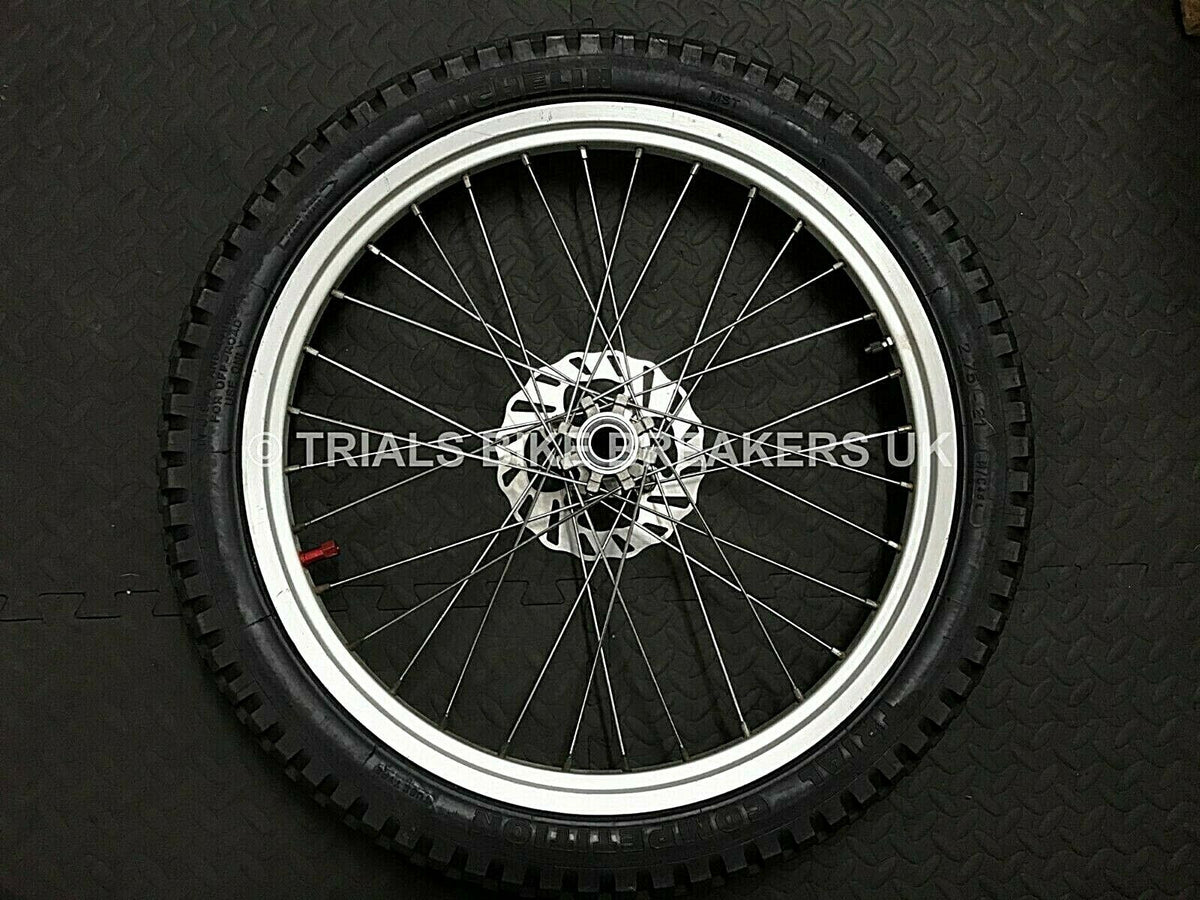 2004>2015 GAS GAS PRO FRONT WHEEL WITH DISC & TYRE TO FIT MARZOCCHI FO ...